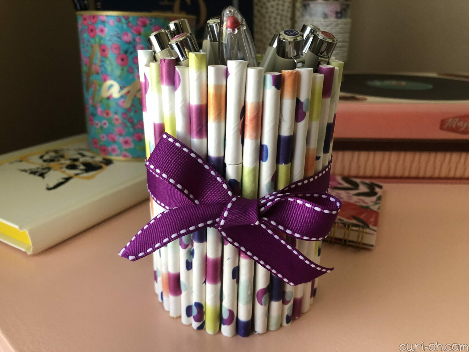 Tin Cans Repurposed to Pencil Cups – Curi-Oh!